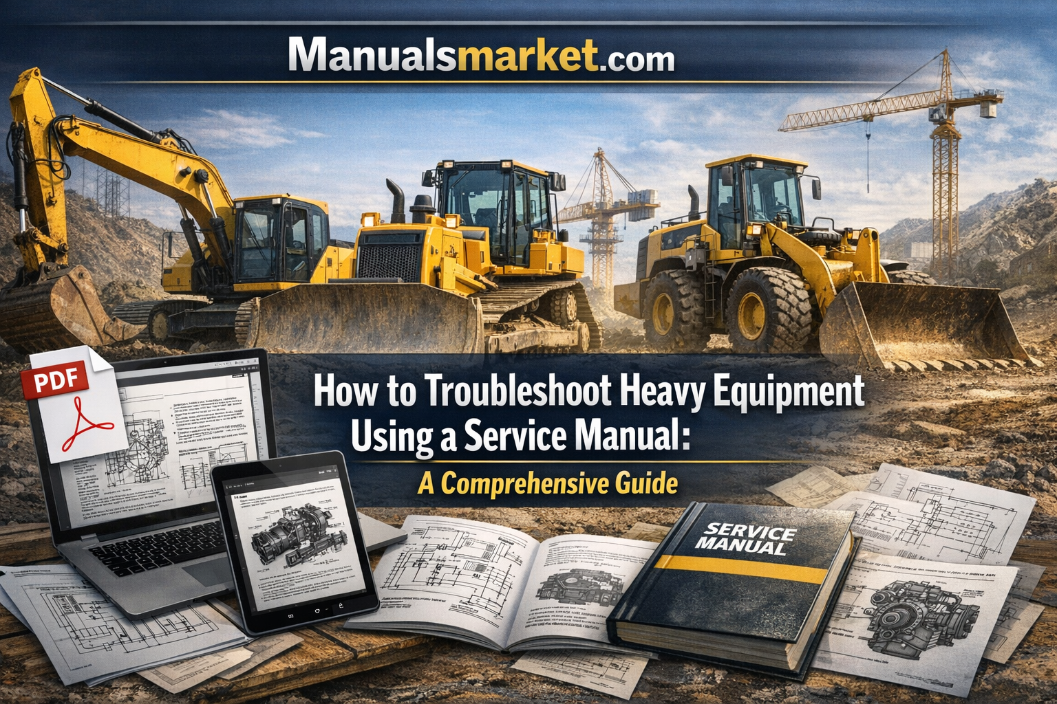 Troubleshoot Heavy Equipment Using Service Manual Guide – Manuals Market